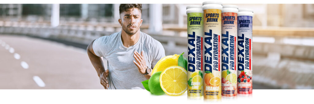 Suolat nesteytyksessä – Dexal Pro Hydration – Dexal